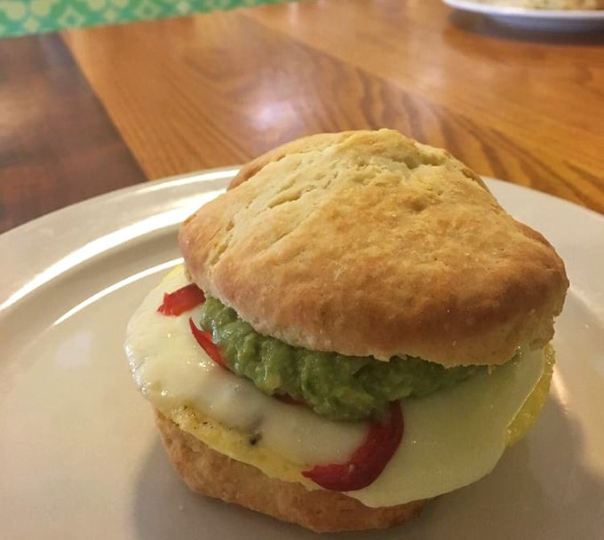 Fluffy biscuit, melted cheese, perfectly cooked egg. Sometimes simple perfection needs no introduction or explanation whatsoever.