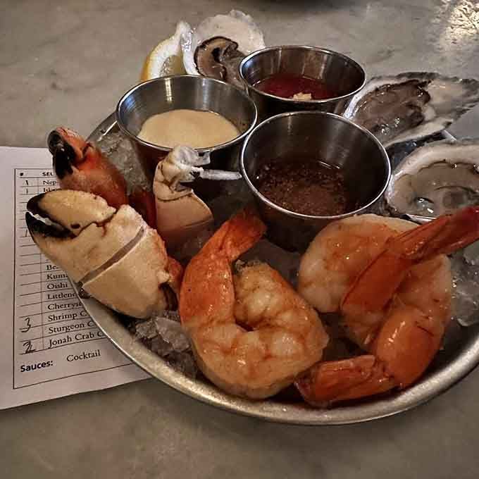 The raw bar spread that launched a thousand Instagram posts and even more satisfied sighs of contentment.