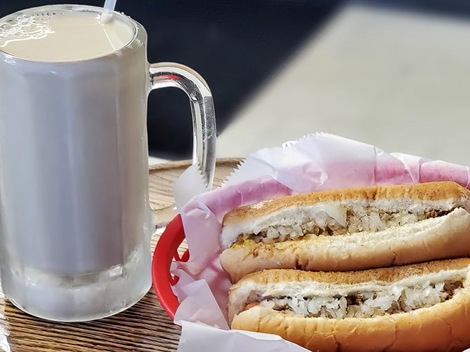 Coffee milk and Coney Island dogs, the Rhode Island-Massachusetts border's greatest contribution to lunch since the invention of the lunch break.