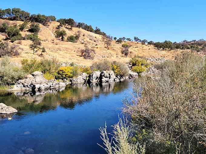 The Stanislaus River knows how to put on a show without charging admission or selling merchandise.