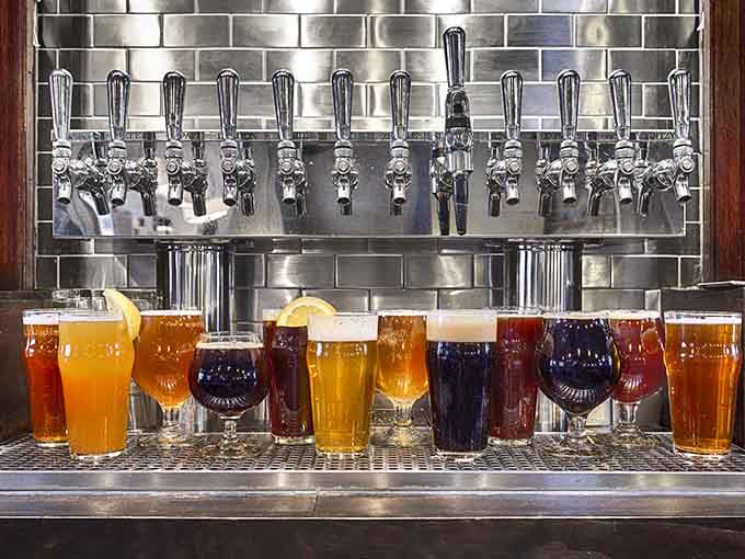 This rainbow of craft brews proves that variety truly is the spice of life, or in this case, beer.