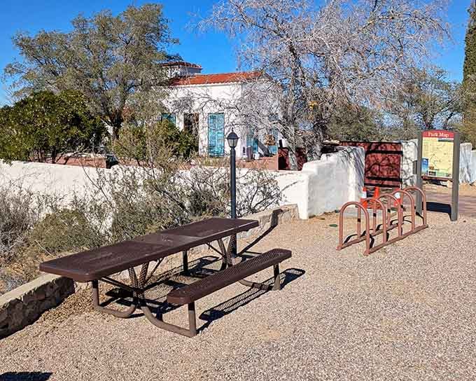 Pack a picnic and settle in at the historic ranch house for views worth savoring.