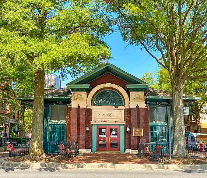 Market House Theatre's charming facade promises live performances without the Broadway ticket prices or parking nightmares.