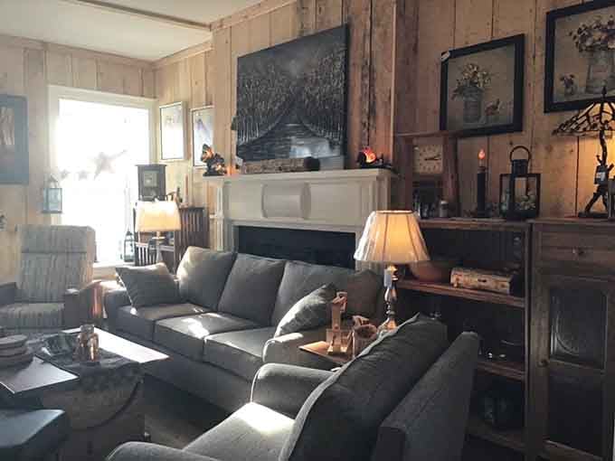 Comfortable seating arrangements demonstrate how furniture should look in real homes, not sterile showrooms.