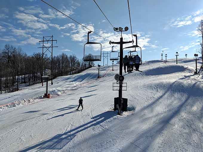 Snow-covered slopes prove Indiana's got more tricks up its sleeve than most folks give it credit for.