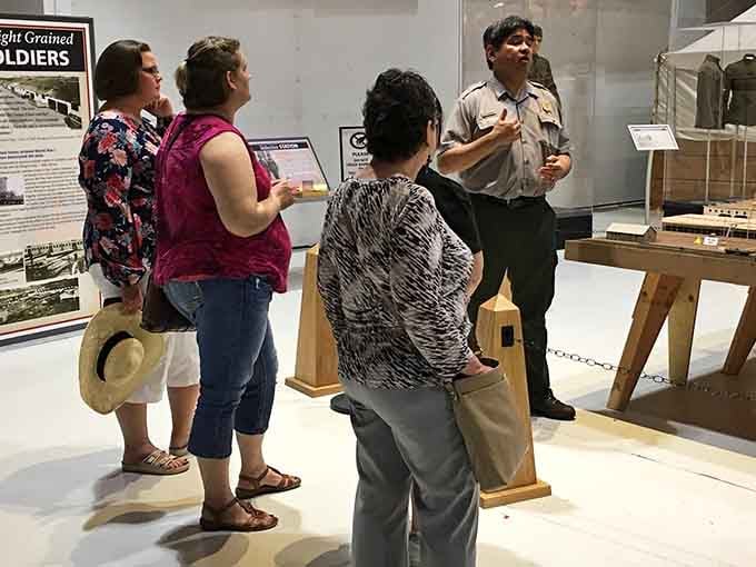 Knowledgeable guides bring the exhibits to life, sharing stories that transform metal and fabric into living history.