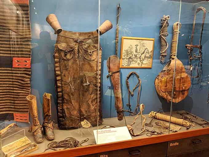 When leather chaps and spurs were essential gear, not just fashion statements at country music concerts gone wrong.