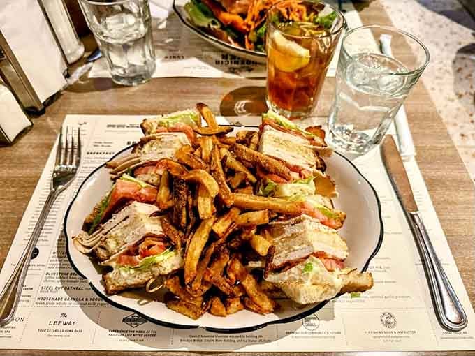 The Classic Turkey Club comes loaded with hand-cut fries that'll make you forget every sad sandwich you've ever eaten.