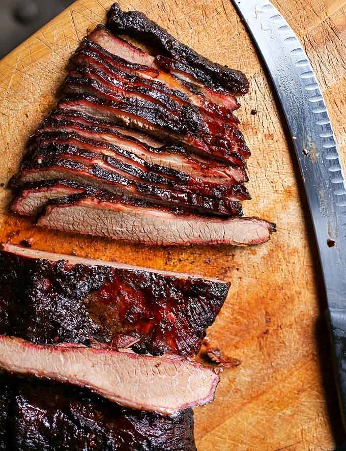 Smoked brisket with a bark like that doesn't happen by accident, only patience and skill create this magic.