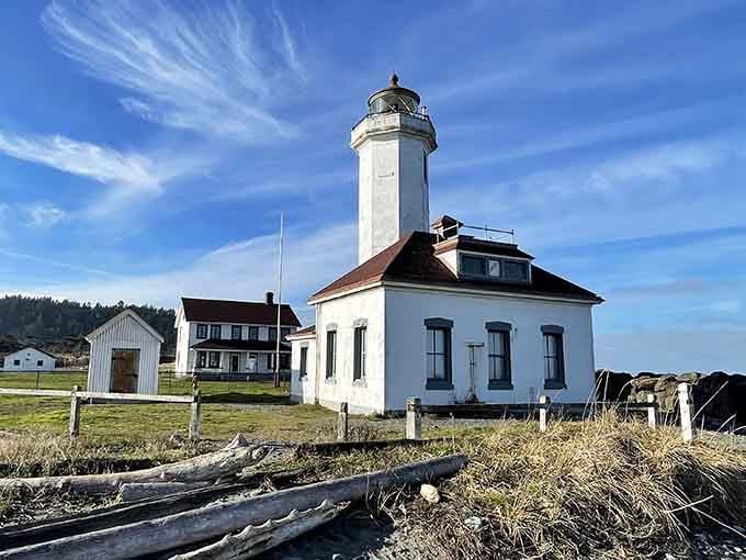 Point Wilson Lighthouse has been guiding ships since your great-grandparents were young and still works better than your GPS.