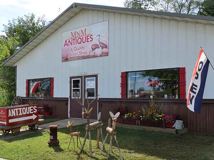 MNM Antiques proves that one person's attic cleanout is another person's weekend shopping destination and retirement fund.