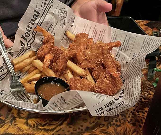 Coconut shrimp so crispy and golden, they deserve their own nature documentary narrated by David Attenborough.