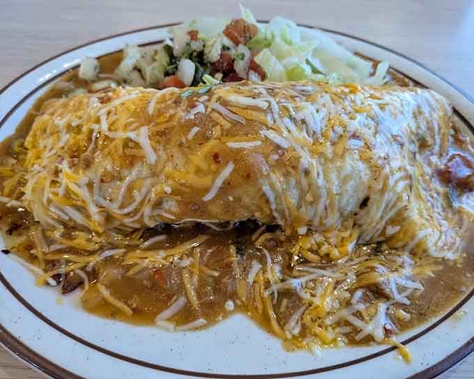 Behold the breakfast burrito, that magnificent handheld torpedo of eggs, cheese, and pure morning satisfaction.