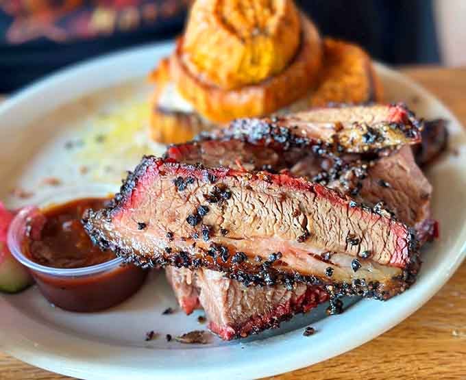 Look at that smoke ring and bark &ndash; this is brisket that could make a pitmaster weep with joy.