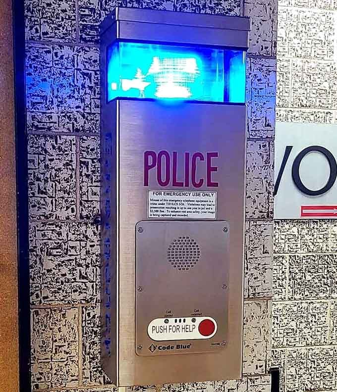 This emergency call box offers peace of mind, because safety never takes a vacation on the highway.