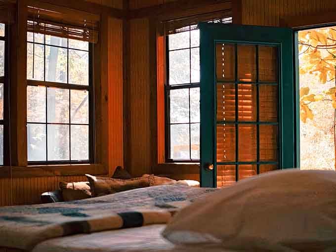 Waking up in a cave never looked this good, unless you count the Flintstones' surprisingly spacious setup.