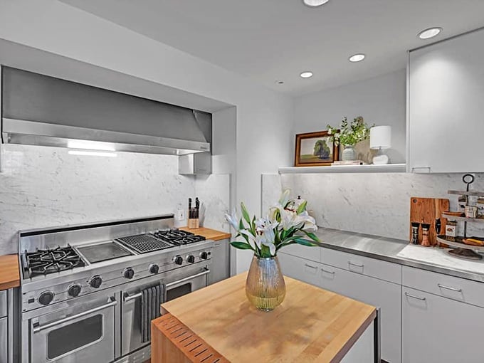 A kitchen where you can actually cook without feeling like you're working in a submarine galley.