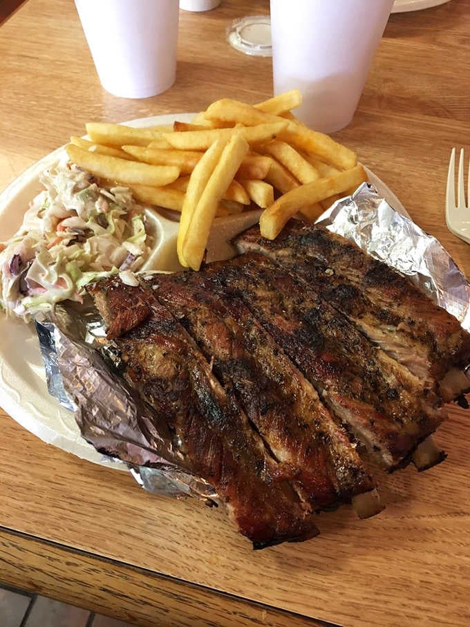 These ribs have that gorgeous caramelized bark that makes grown adults forget their manners and dive in headfirst.