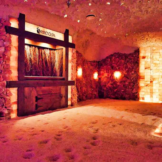 Welcome to your personal salt sanctuary, where the only thing you need to do is breathe and relax.