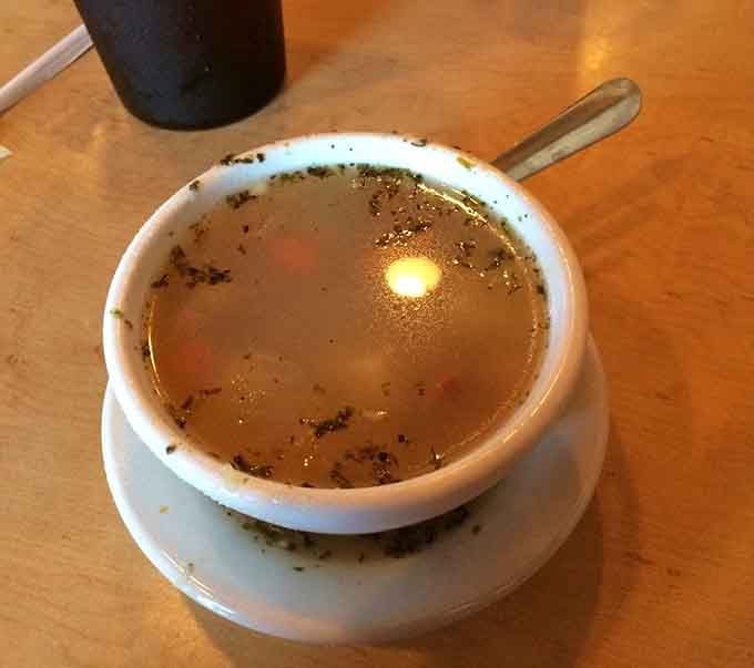 Clear broth clam chowder that proves not everything needs cream to be absolutely, positively perfect in a bowl.
