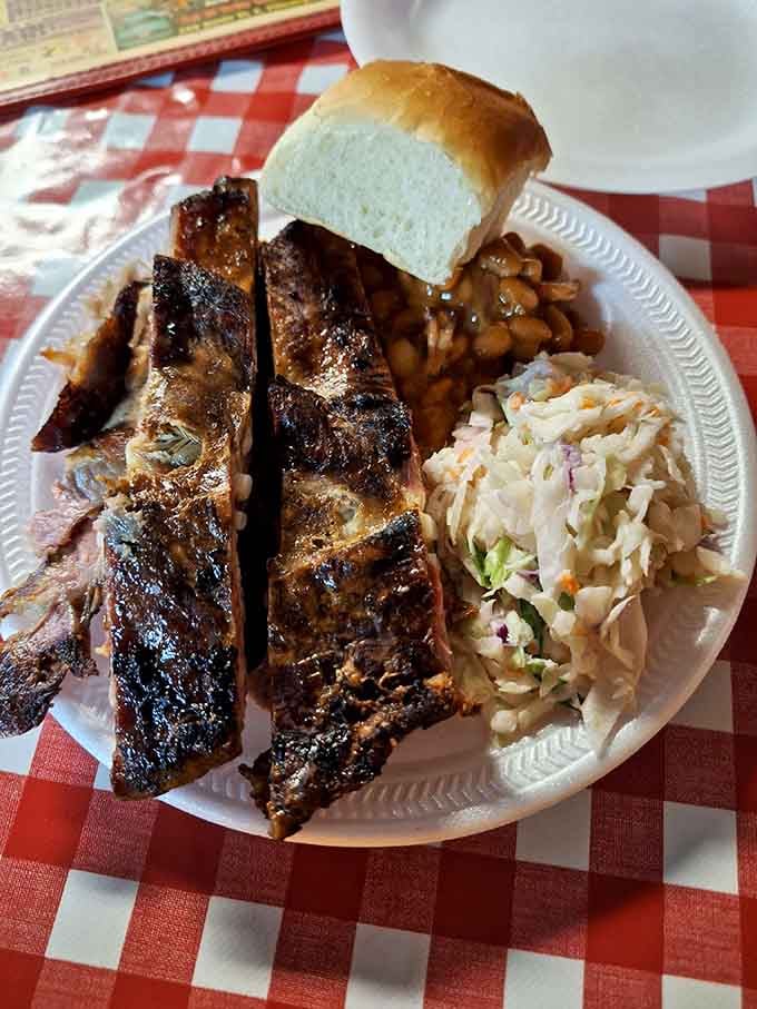 These ribs have seen more smoke than a 1970s poker game and taste infinitely better.