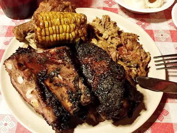 These ribs have achieved what we all aspire to: perfect tenderness with just the right amount of char.