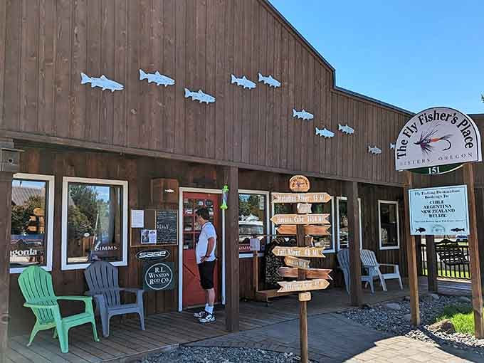 The Fly Fisher's Place knows its audience: people who find standing in cold water relaxing and therapeutic.