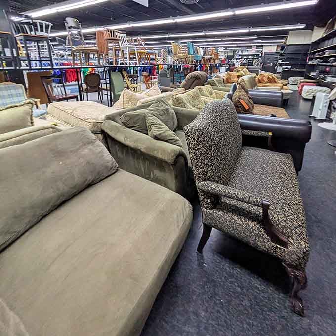 Furniture shopping without the sticker shock, where every couch has a story and your budget stays wonderfully intact.