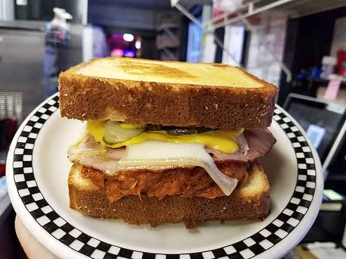 This Cubano melt on Texas toast proves that fusion cuisine existed long before it became a trendy buzzword.