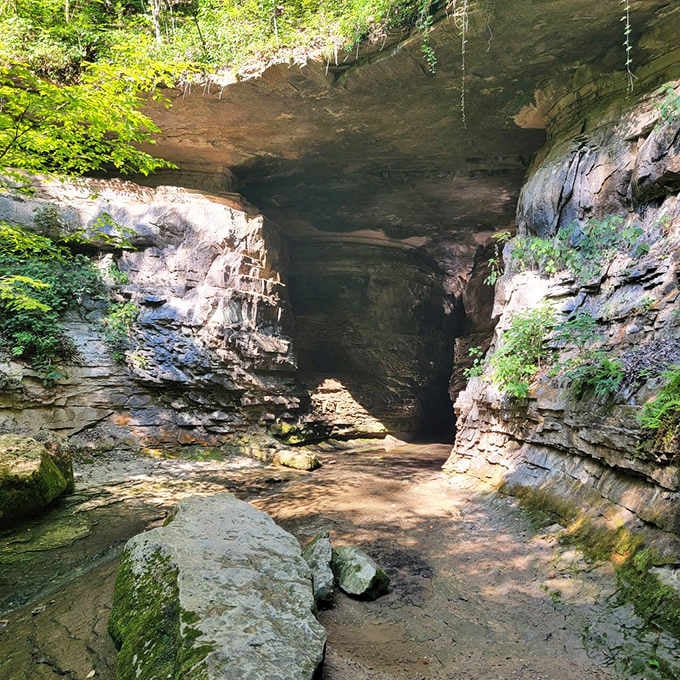 Standing at the cave entrance feels like you're about to discover Middle Earth, minus the hobbits.