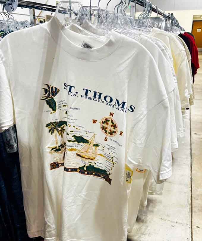 Finding a vintage St. Thomas tee is like discovering a vacation souvenir without the sunburn or overpriced airport shopping.
