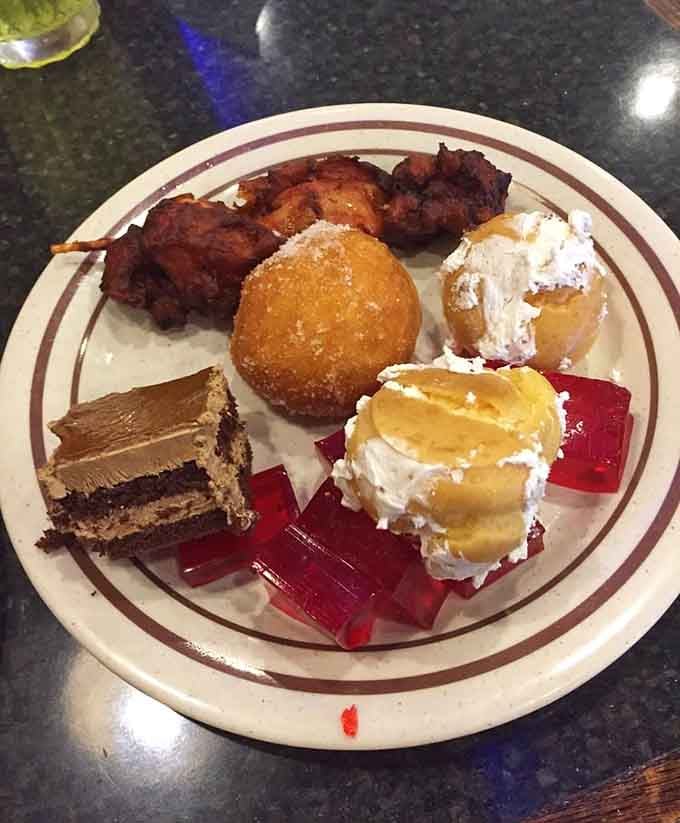 This isn't a dessert plate, it's evidence that someone understood the assignment and then some with style.