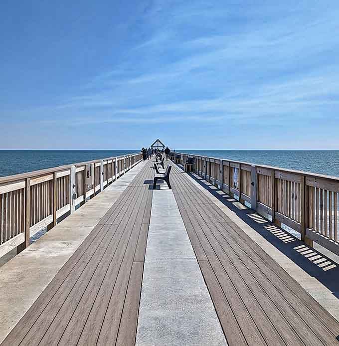 Walking this pier feels like strolling through the opening credits of your favorite summer movie from childhood.