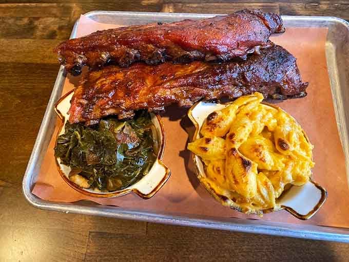 These ribs have that perfect smoke ring and tender pull that'll make you question every rib you've ever eaten before.