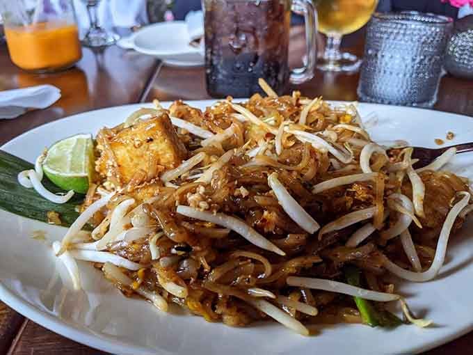 Pad Thai so photogenic it deserves its own Instagram account, and tastes even better than it looks.