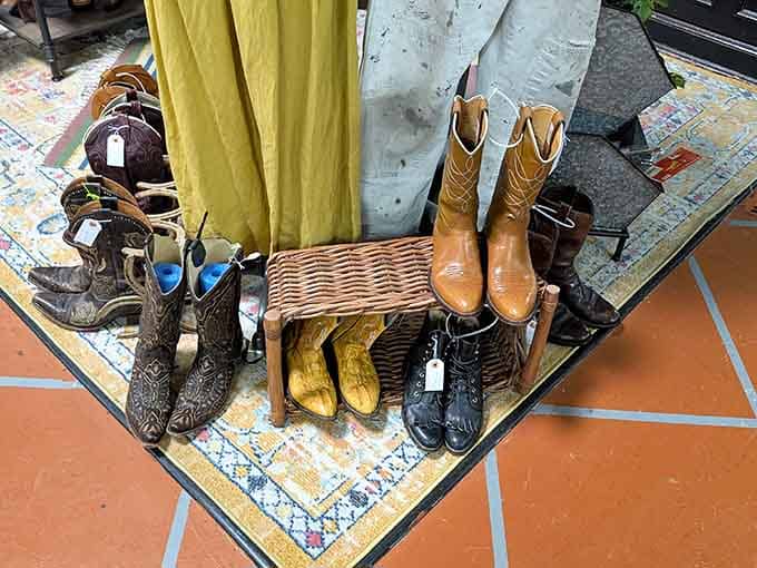 These well-worn cowboy boots have two-stepped through more honky-tonks than most of us have seen in a lifetime.