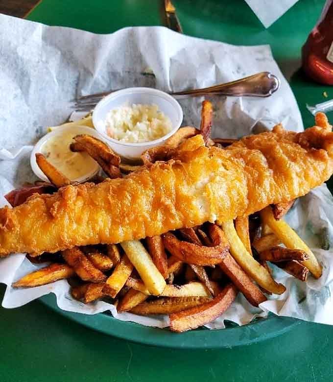 Golden, crispy, and generous enough to share, this whitefish platter proves Lake Superior knows what it's doing.