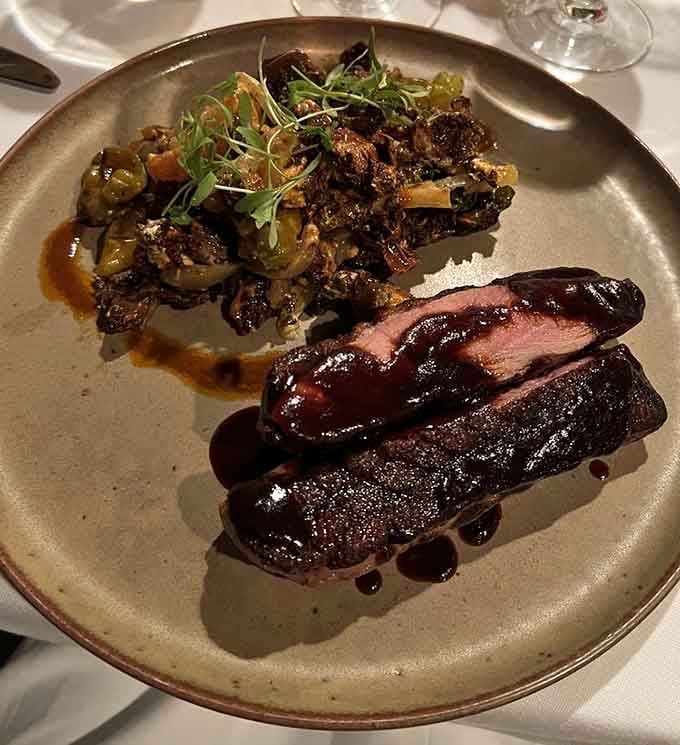 Duck so perfectly cooked it makes you wonder why anyone ever orders anything else at restaurants.