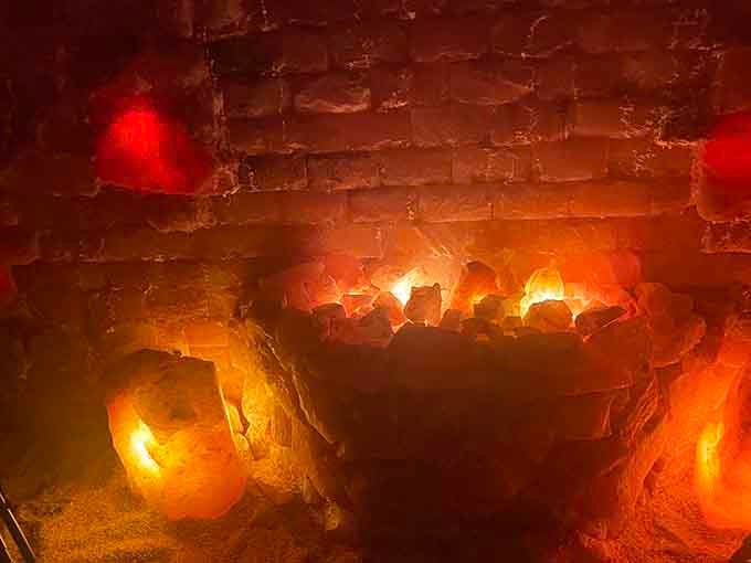 These illuminated salt crystals create an atmosphere so peaceful, even your racing thoughts will finally take a vacation.