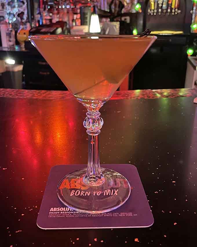 This elegant martini proves that even in a fallout shelter, you can still enjoy the finer things in life.