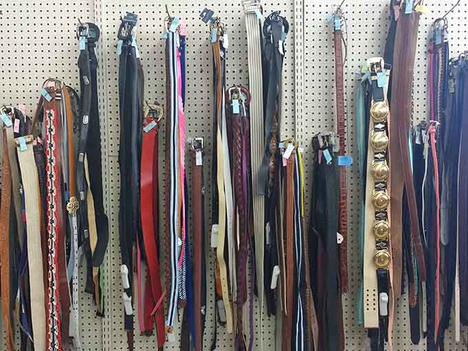 More belts than a martial arts dojo, and each one has cinched someone's favorite outfit at least once.