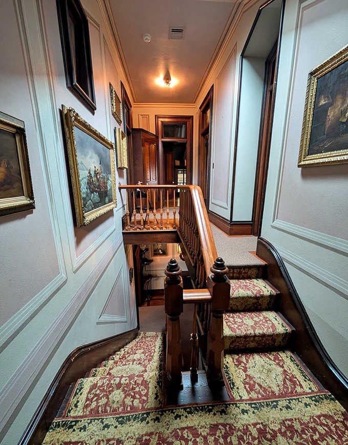 Staircases this grand make you want to descend them slowly, preferably while wearing something fabulous.