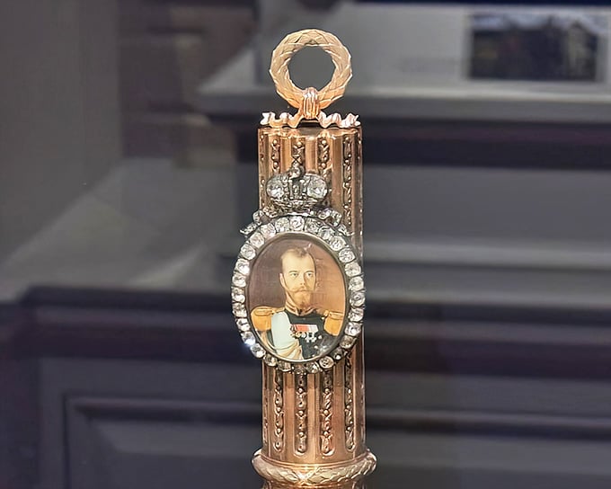 Tiny portraits encased in gold and jewels&mdash;because the Russian royals never did anything halfway, including their knick-knacks.