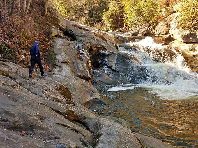 Quarry Falls rewards the adventurous with cascading beauty that makes every step of the hike worthwhile.