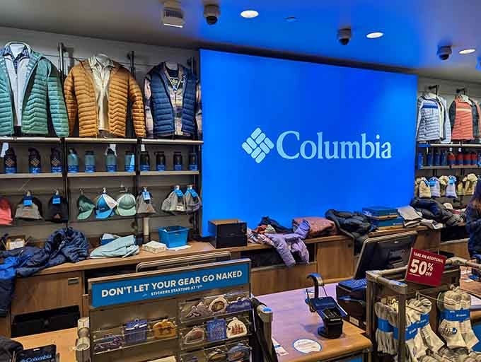 Columbia's colorful outerwear collection hangs ready to outfit your next adventure, because apparently gear doesn't have to cost a fortune.