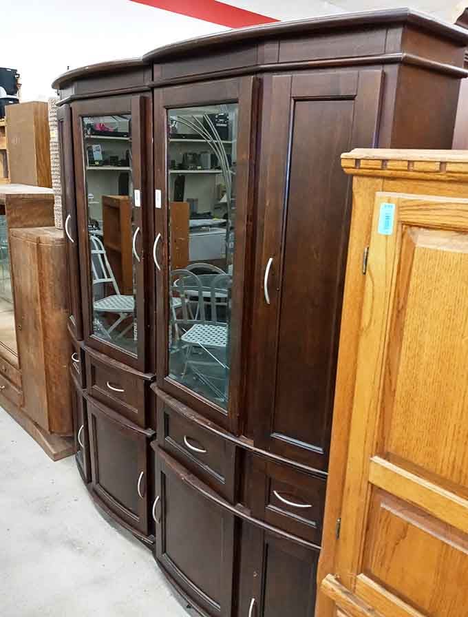 This handsome cabinet is practically begging to organize your life while looking absolutely magnificent doing it.