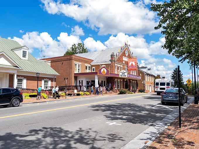 Abingdon's main street bustles with the kind of energy that makes you want to park and explore.