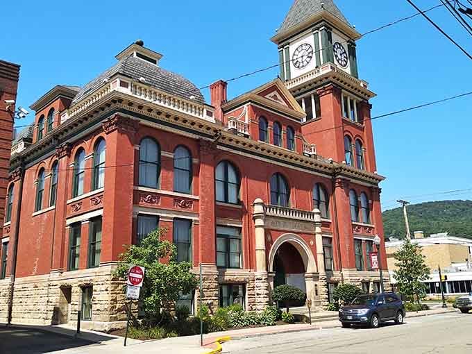 This red-brick beauty with its clock tower could be the courthouse from "Back to the Future," minus the DeLorean.