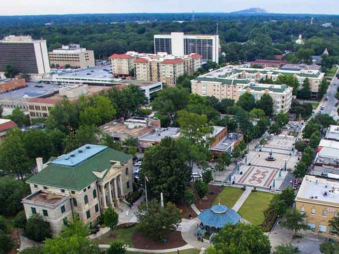 Decatur's walkable downtown proves you don't need a car when everything worth discovering sits within a pleasant stroll.