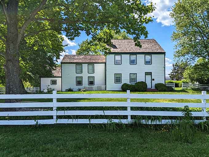 Behind that white picket fence sits the farmhouse where a doctor's fateful decision changed American history forever.